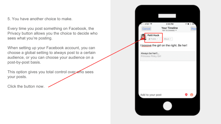How To 'Share' on Facebook from your iPhone | Women Over Fifty Network